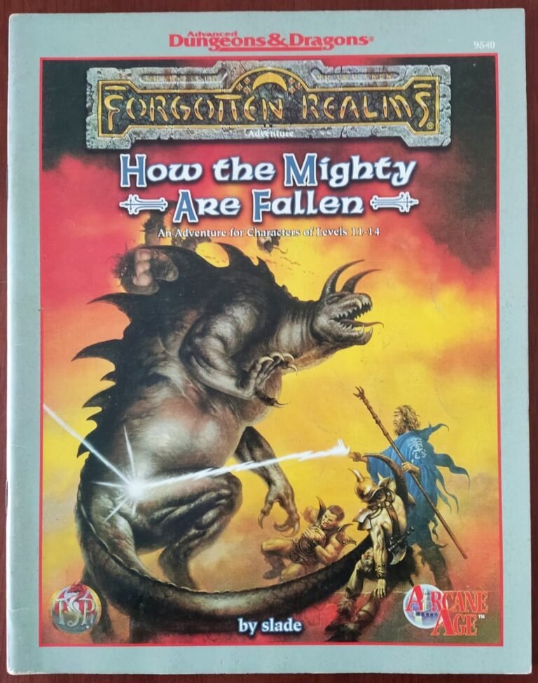 How the Mighty Have Fallen - Forgotten Realms - Advanced Dungeons And ...