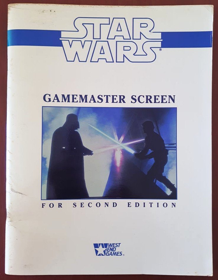 Star Wars Gamemaster Screen RPG for 2nd edition - Portal RPG e Jogos